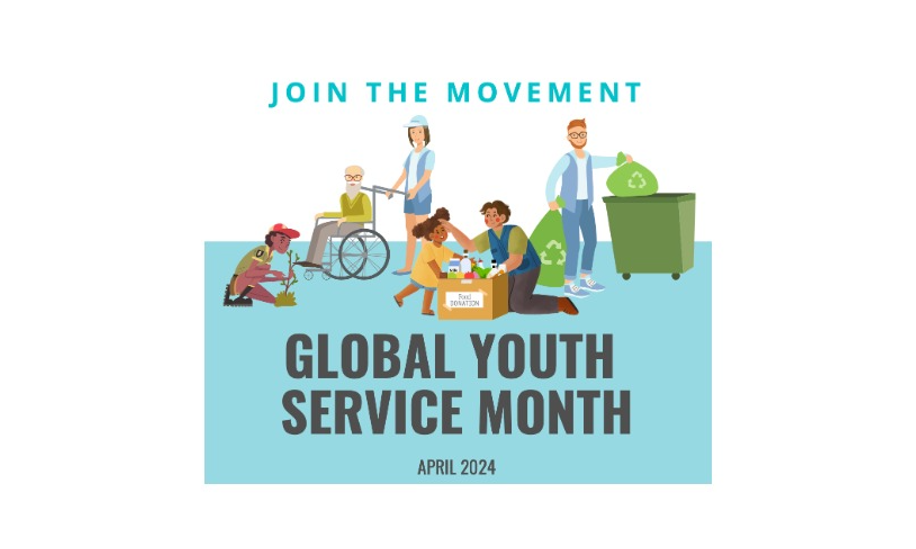Serve During Global Youth Service Month of April - JustServe