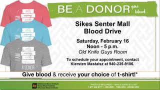 Sikes Senter Mall Blood Drive - JustServe