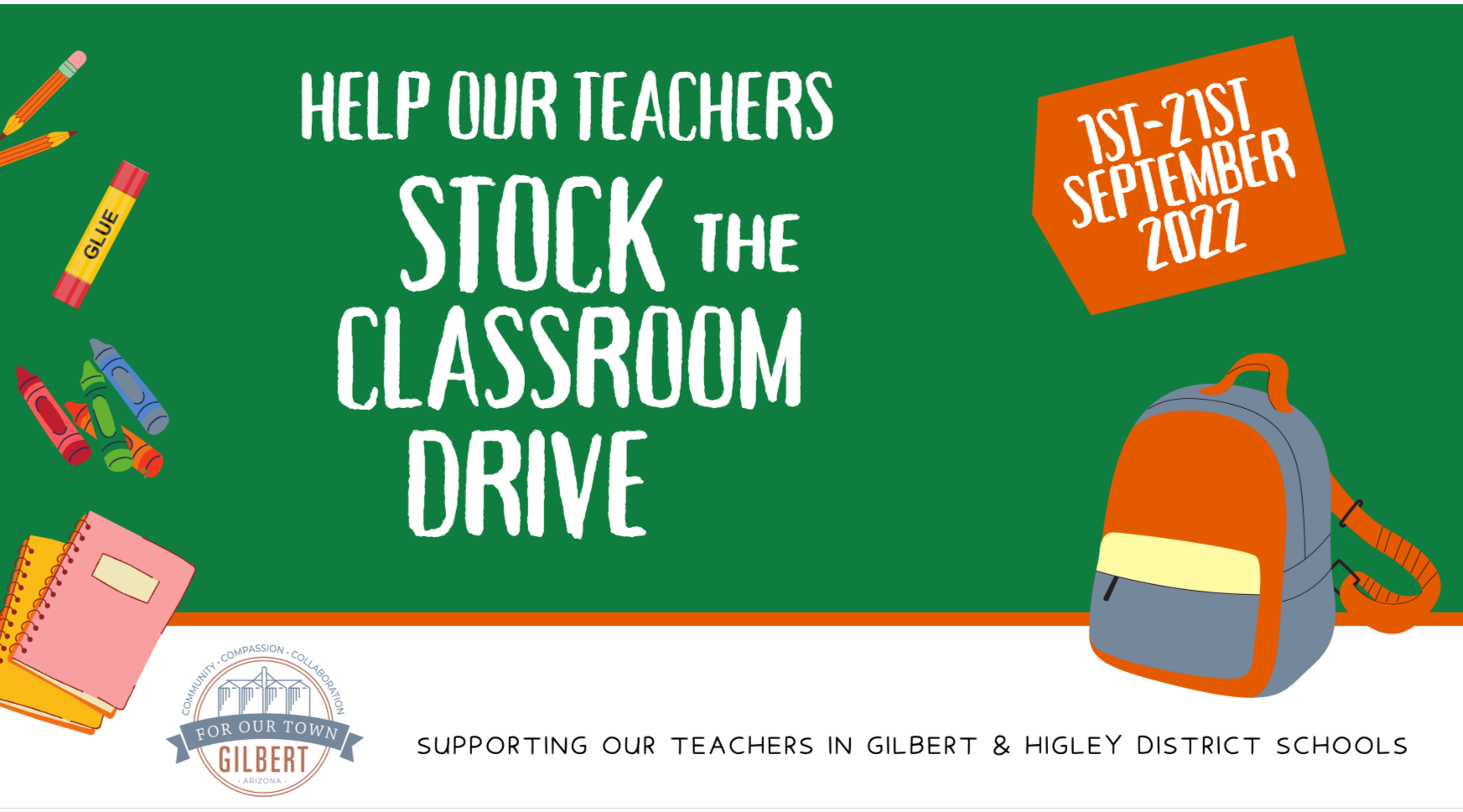 Stock the Classroom Drive Volunteers - JustServe