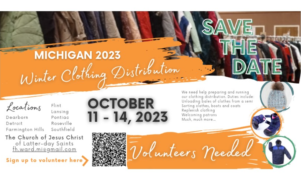 Farmington Hills Winter Clothing Distribution Oct. - JustServe