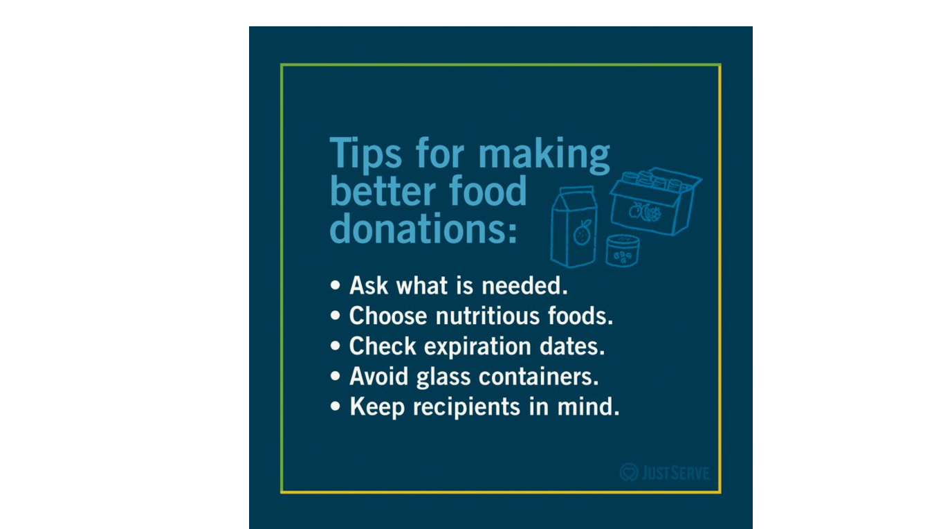 Donate Food to a Local Food Bank for World Food Day, October 16, 2025 - JustServe