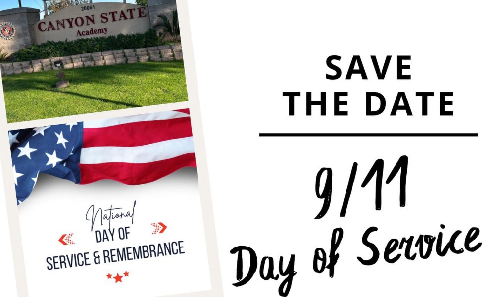 9/11 Day of Service Project at Canyon State Academy on Sept. 7th ...