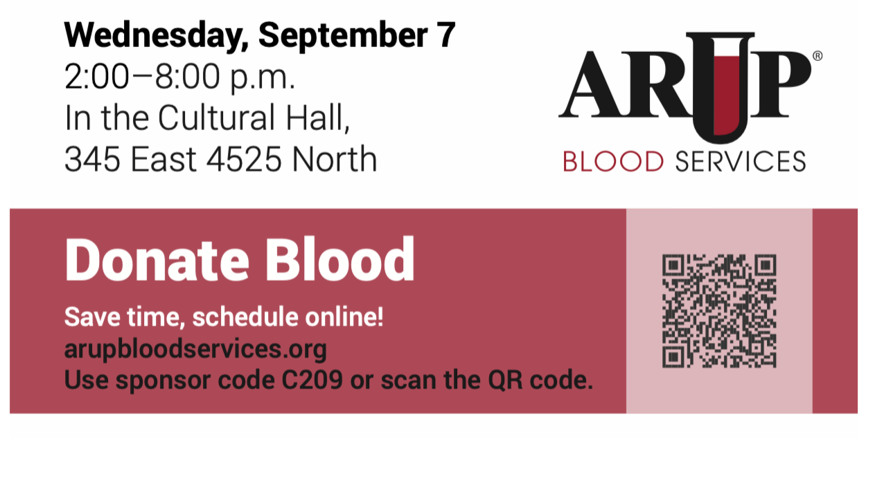 Blood Drive - 9/7 Day of service - JustServe
