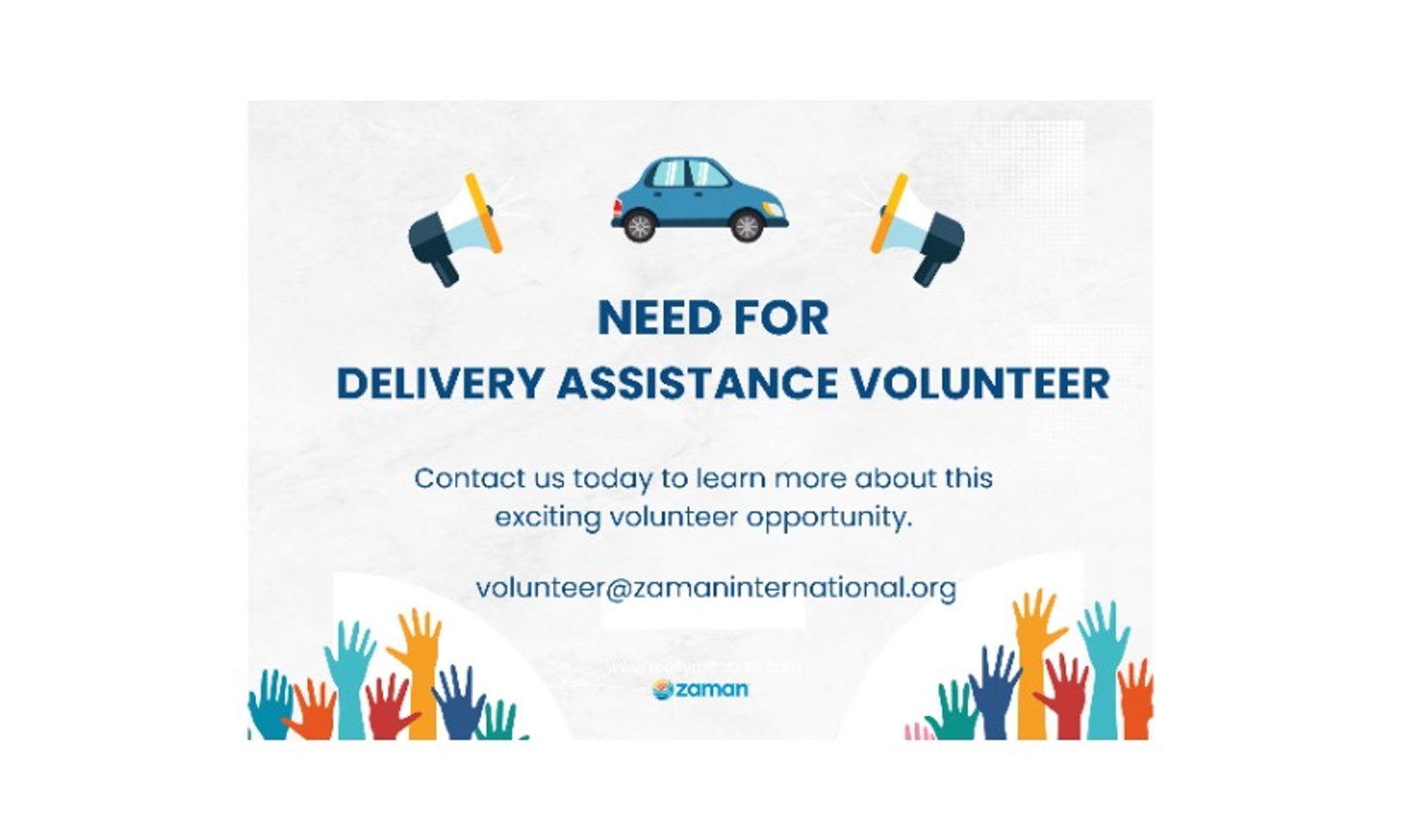 Delivery Assistance Volunteer Needed - JustServe