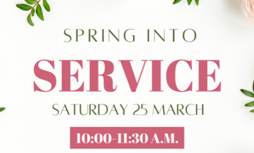 Spring Into Service Event - JustServe