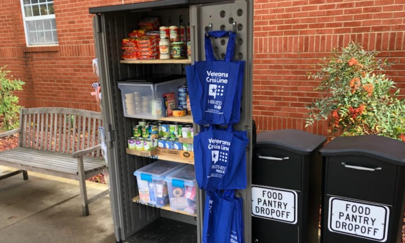 Micro Food Pantry for Veterans - JustServe