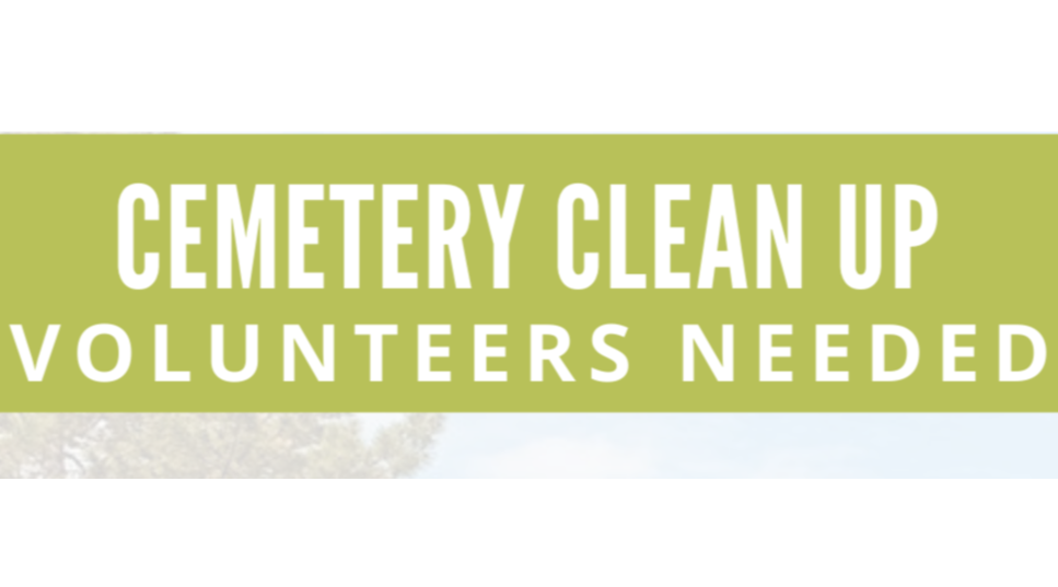 Cemetery Clean Up - JustServe