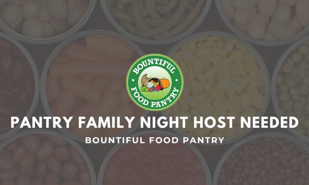 Pantry Family Night Host Needed - JustServe