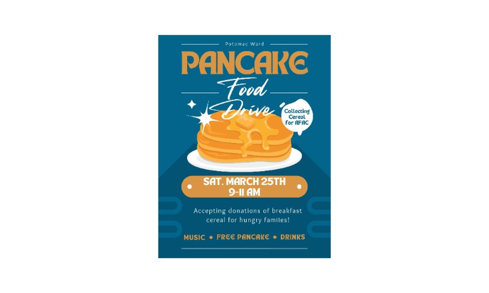 Pancake Breakfast Food Drive - JustServe