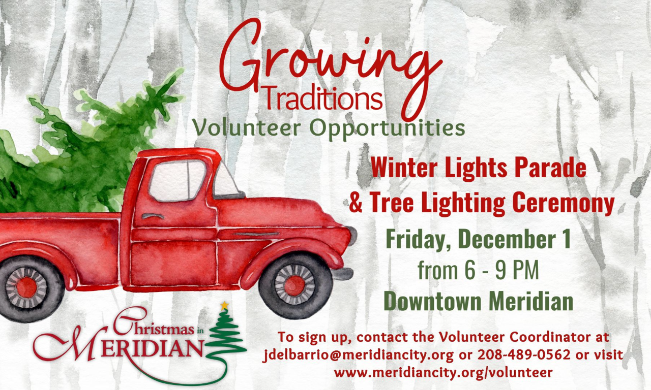 Christmas in Meridian: Winter Lights Parade - JustServe