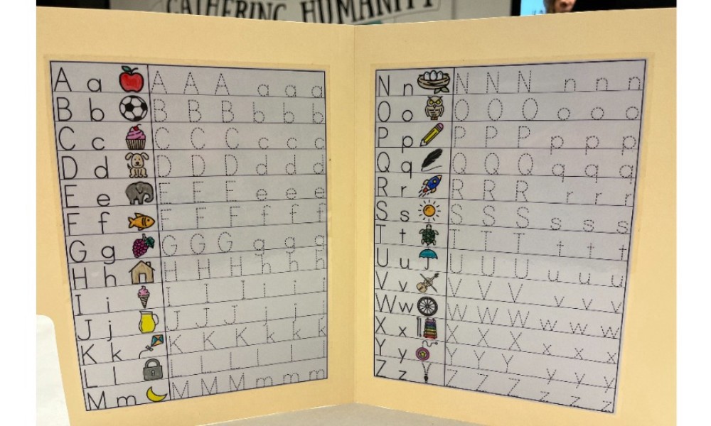 Help Refugee Children Learn the Alphabet - File Folder Game - JustServe