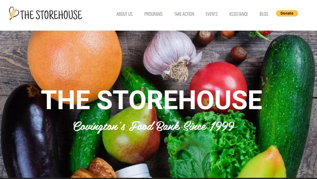 The Storehouse Covington's Food Bank - JustServe