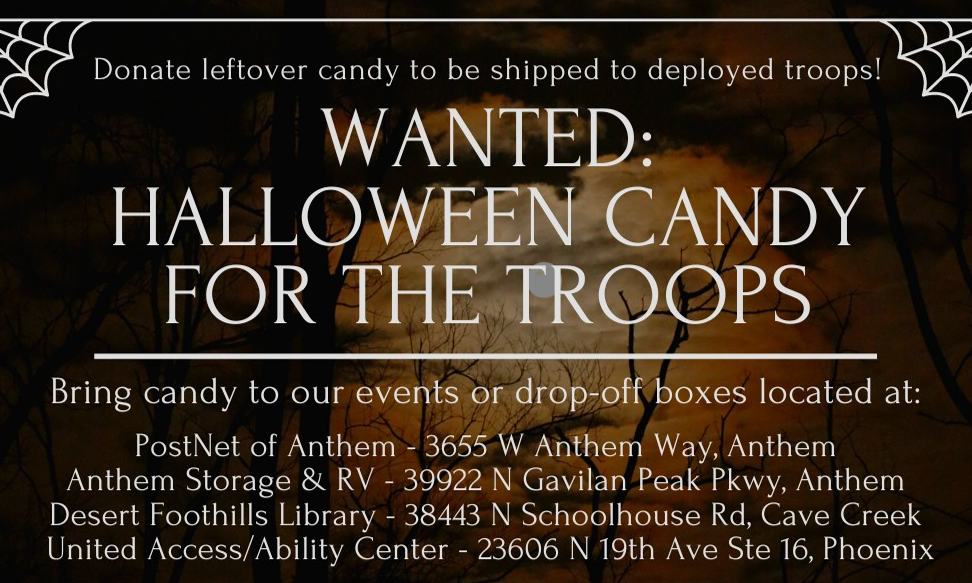 Donate Halloween Candy to the Troops - JustServe