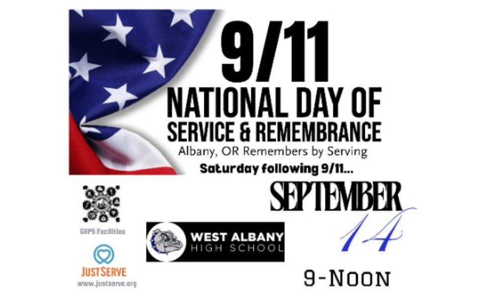 National Day of Service and Remembrance-9/11 at West - JustServe