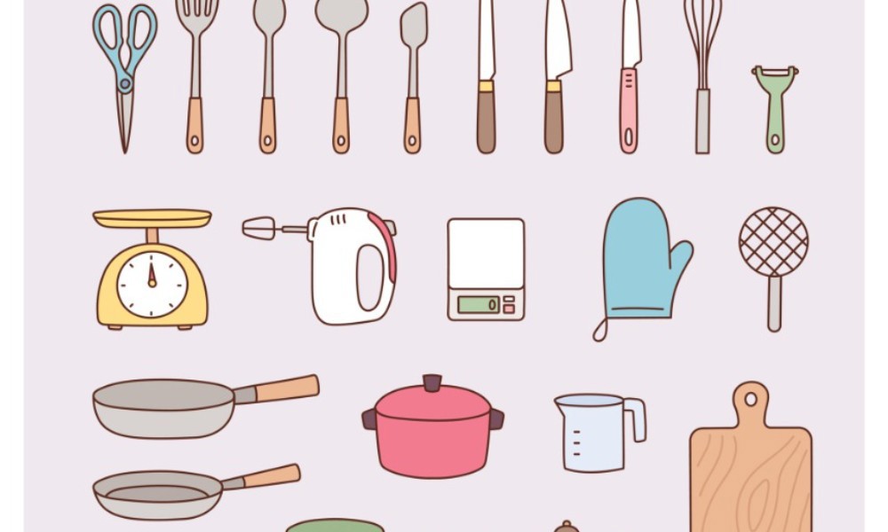 Create a KITCHEN UTENSILS kit for a Refugee Family