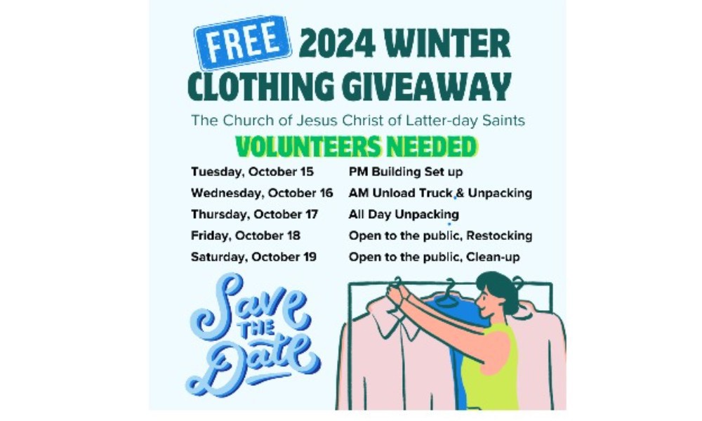 Farmington Hills Winter Clothing Distribution Oct. 15-19, 2024 - JustServe