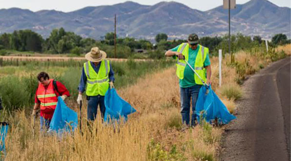 Pima Mine Road Roadside Cleanup - JustServe