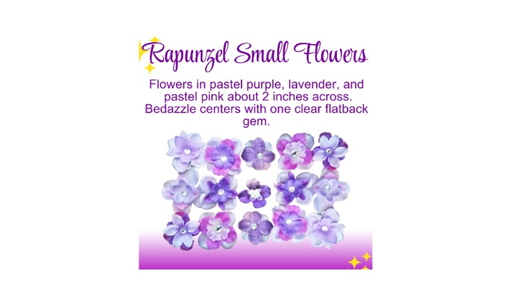 Bedazzled Flower Sets - JustServe