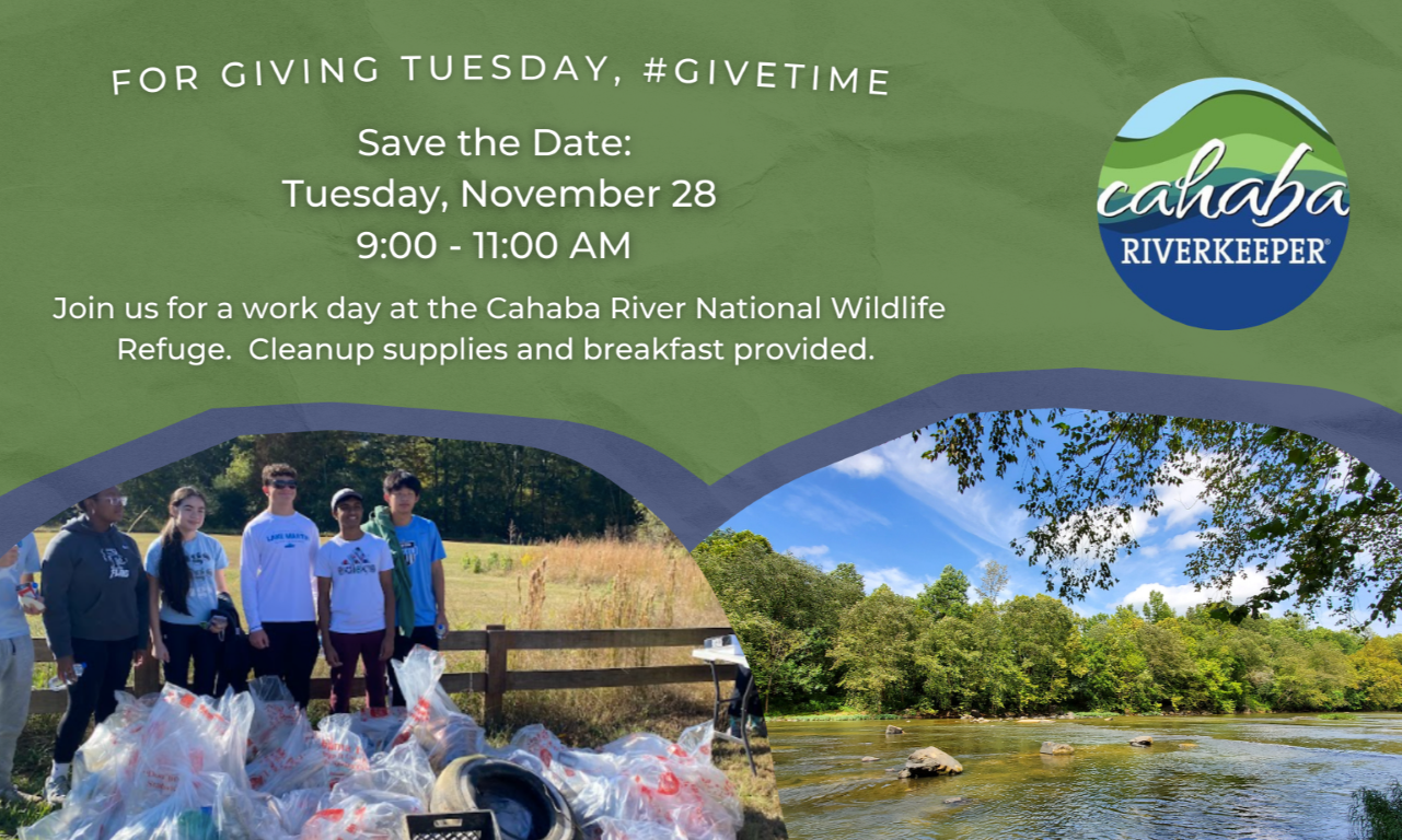 Cahaba River National Wildlife Refuge Cleanup with Cahaba Riverkeeper ...